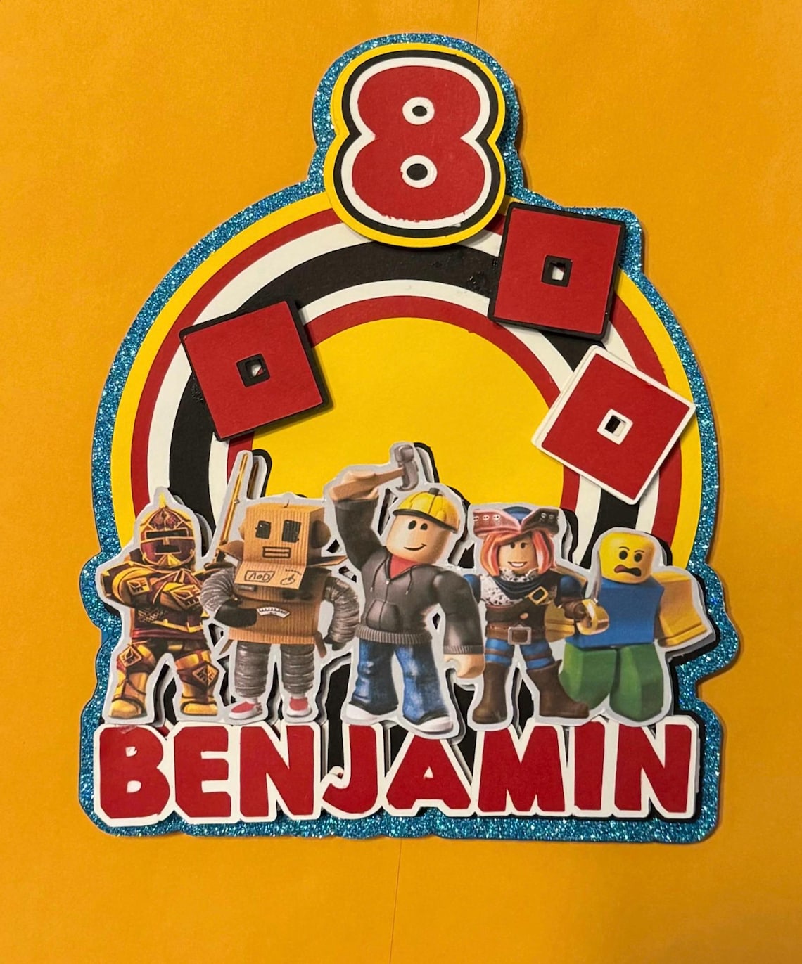 Roblox Cake Topper (3D) - Etsy