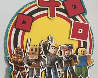 Roblox Cake Topper. - Etsy