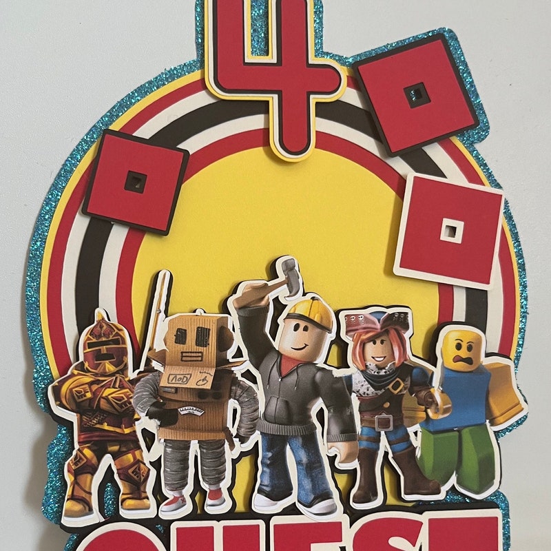 Roblox Cake Topper - Etsy