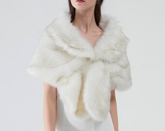 Faux Fur Stole - Etsy