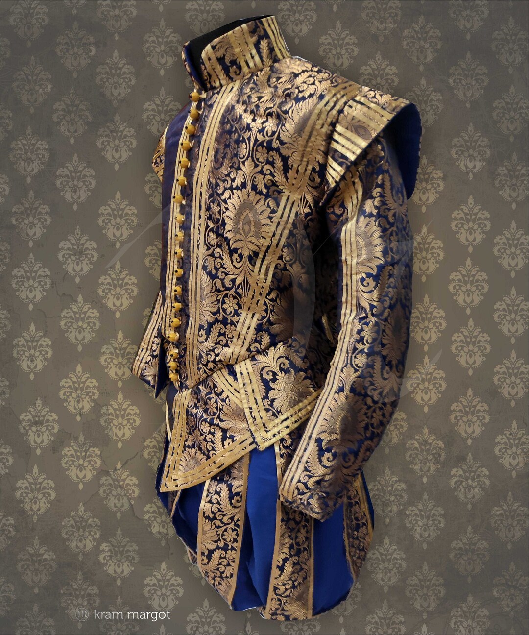 Complete Set Silk Doublet and Trunkhose, Renaissance Silk Jacket ...