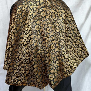Short Silk Cloak, Medieval, Renaissance, Baroque Coat, Gothic Pilgrim ...