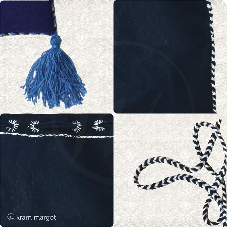 Medieval Wool Coin Purse With Tassels, Reenactment Drawstring Pouch - Etsy