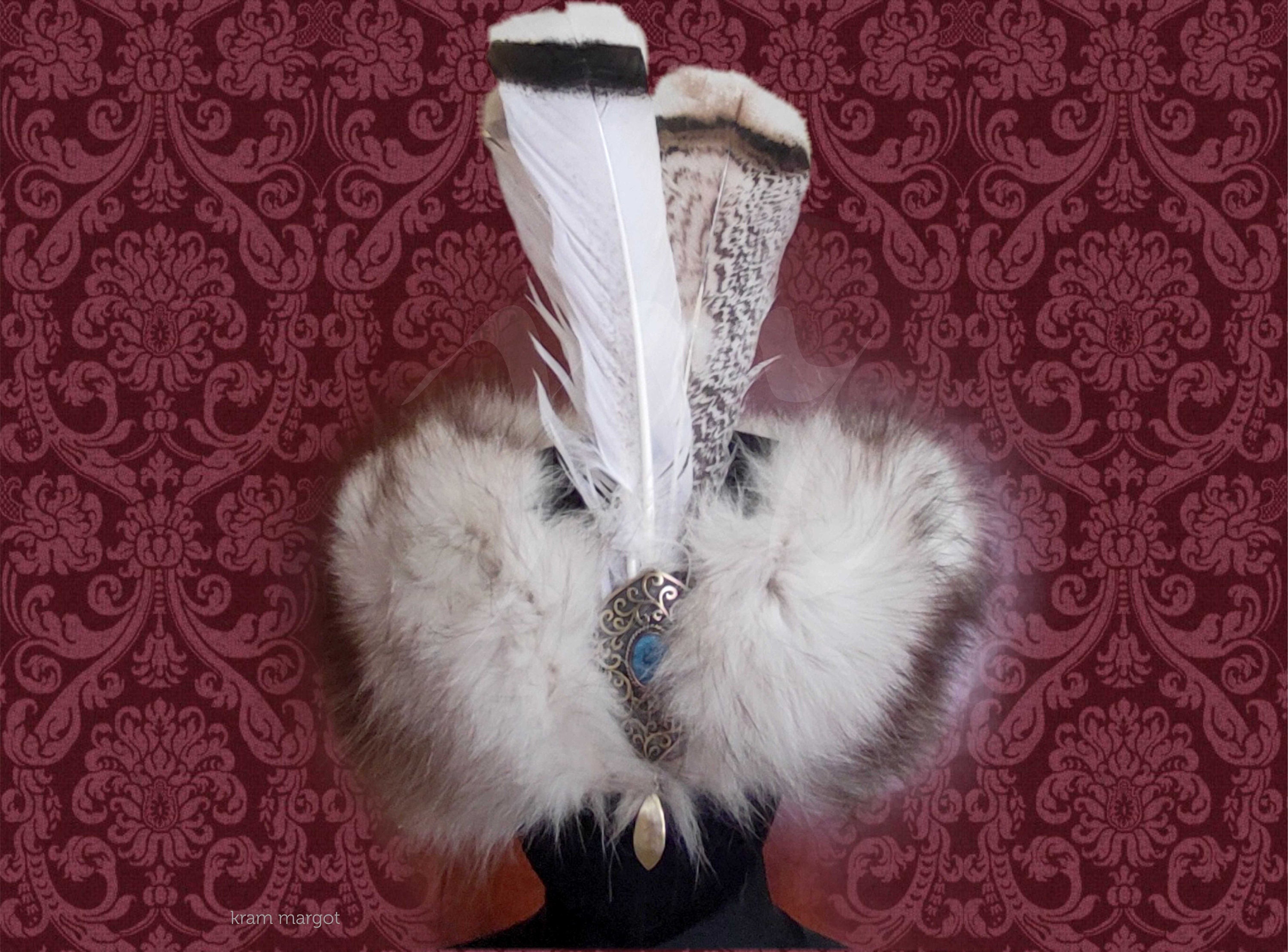 Wool Kolpak Hat, Natural Fur Trim, Polish and Lithuanian Nobleman Style ...