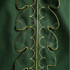 Cotehardie With Tippets, Court Gothic Dress; Noble Lady's Kirtle ...