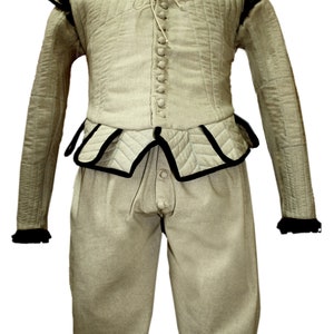 Complete Set | Tailor-made Wams With Pants, Padded Arming Jerkin ...