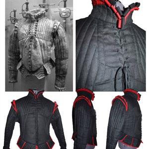 Complete Set | Tailor-made Wams With Pants, Padded Arming Jerkin ...
