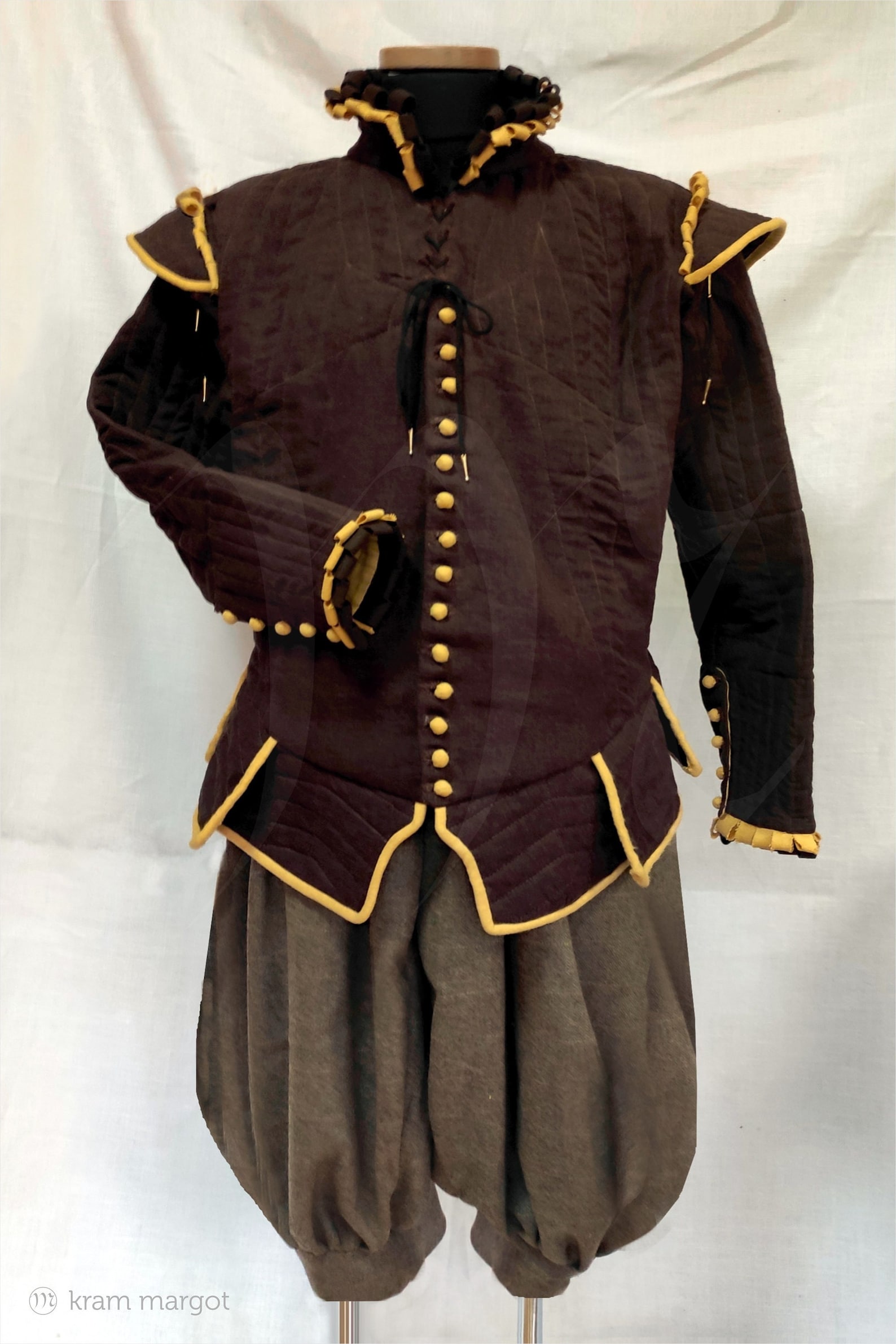 Complete Set Tailor-made Wams With Pants, Padded Arming Jerkin, Fencing ...