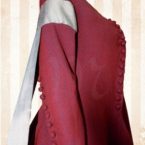 Cotehardie With Tippets, Court Gothic Dress; Noble Lady's Kirtle ...