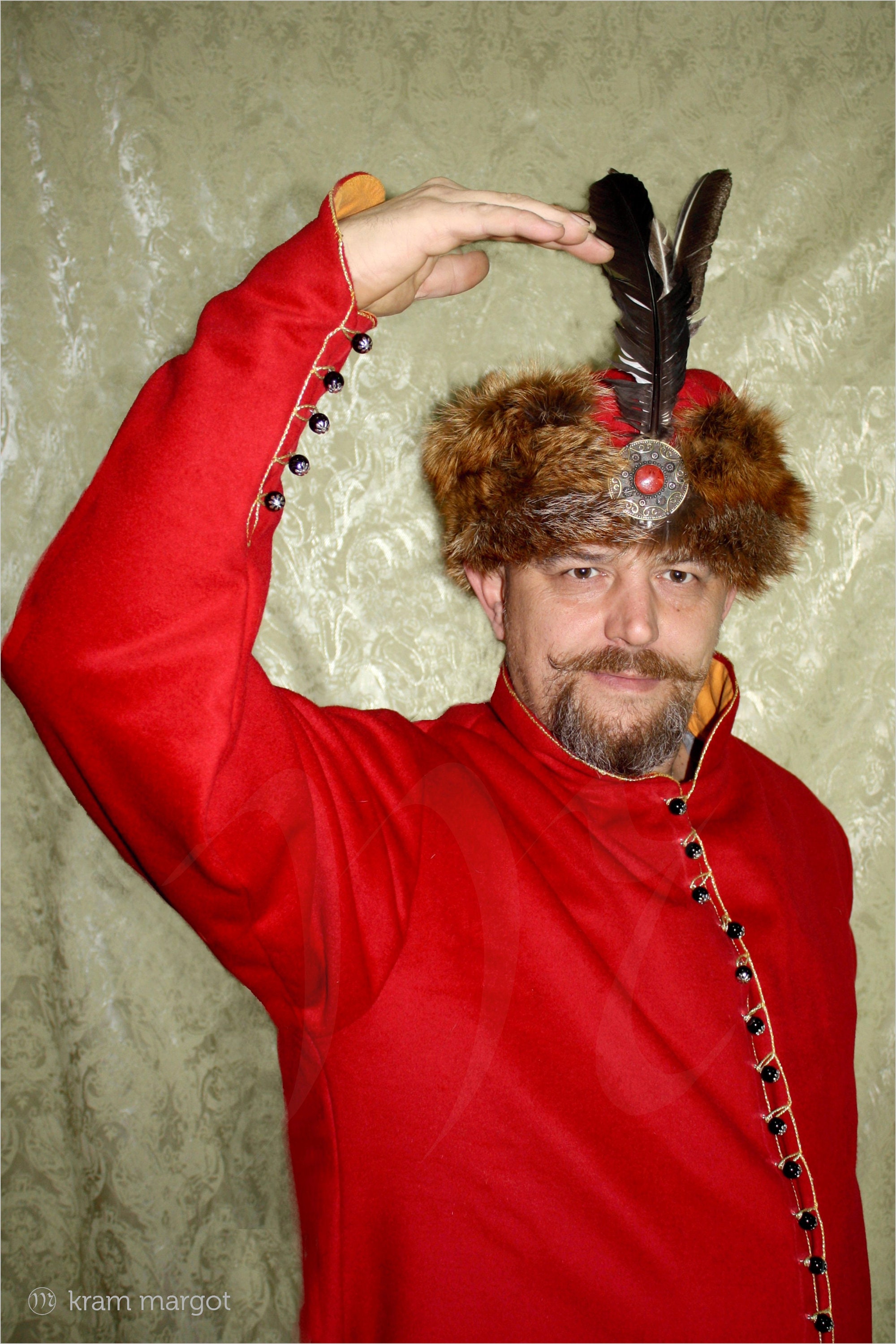 Żupan With Kolpak Atailor-made Woolen Caftan With a Cap a - Etsy Canada