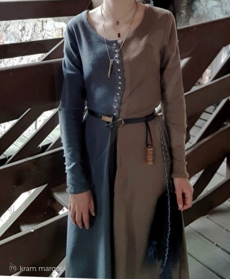 Medieval cote-hardie cotte-hardie cotardie cotehardie | Etsy