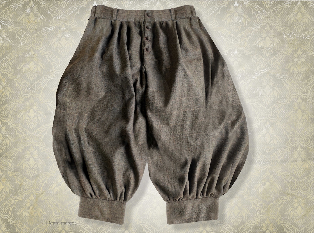 Breeches, Renaissance Pants Nobleman Trunk Hose, Knee-length Baroque ...