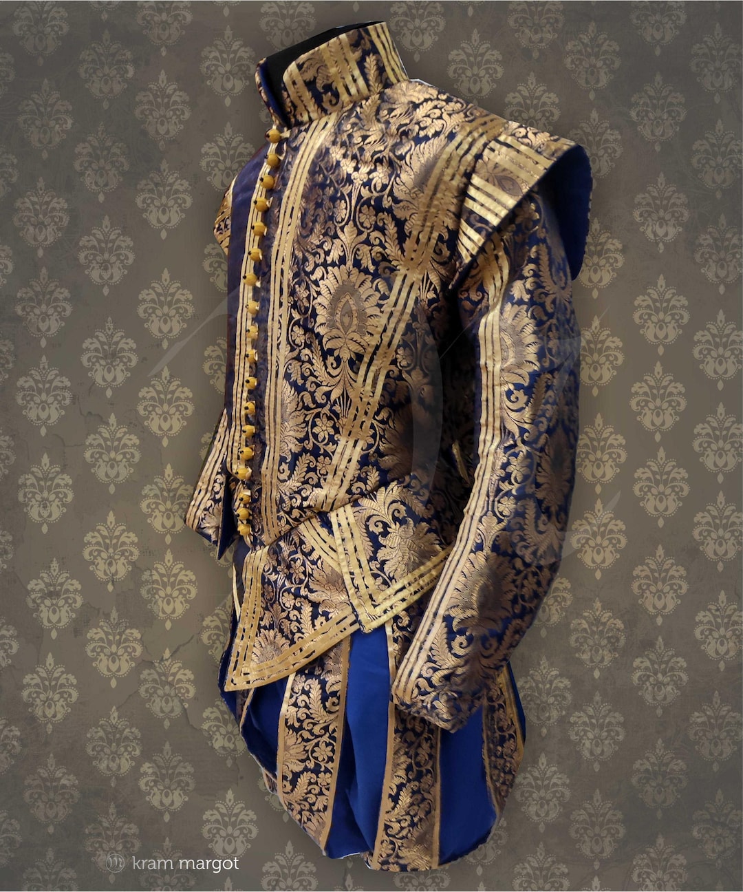 Complete Set | Silk Doublet and Trunkhose, Renaissance Silk Jacket ...