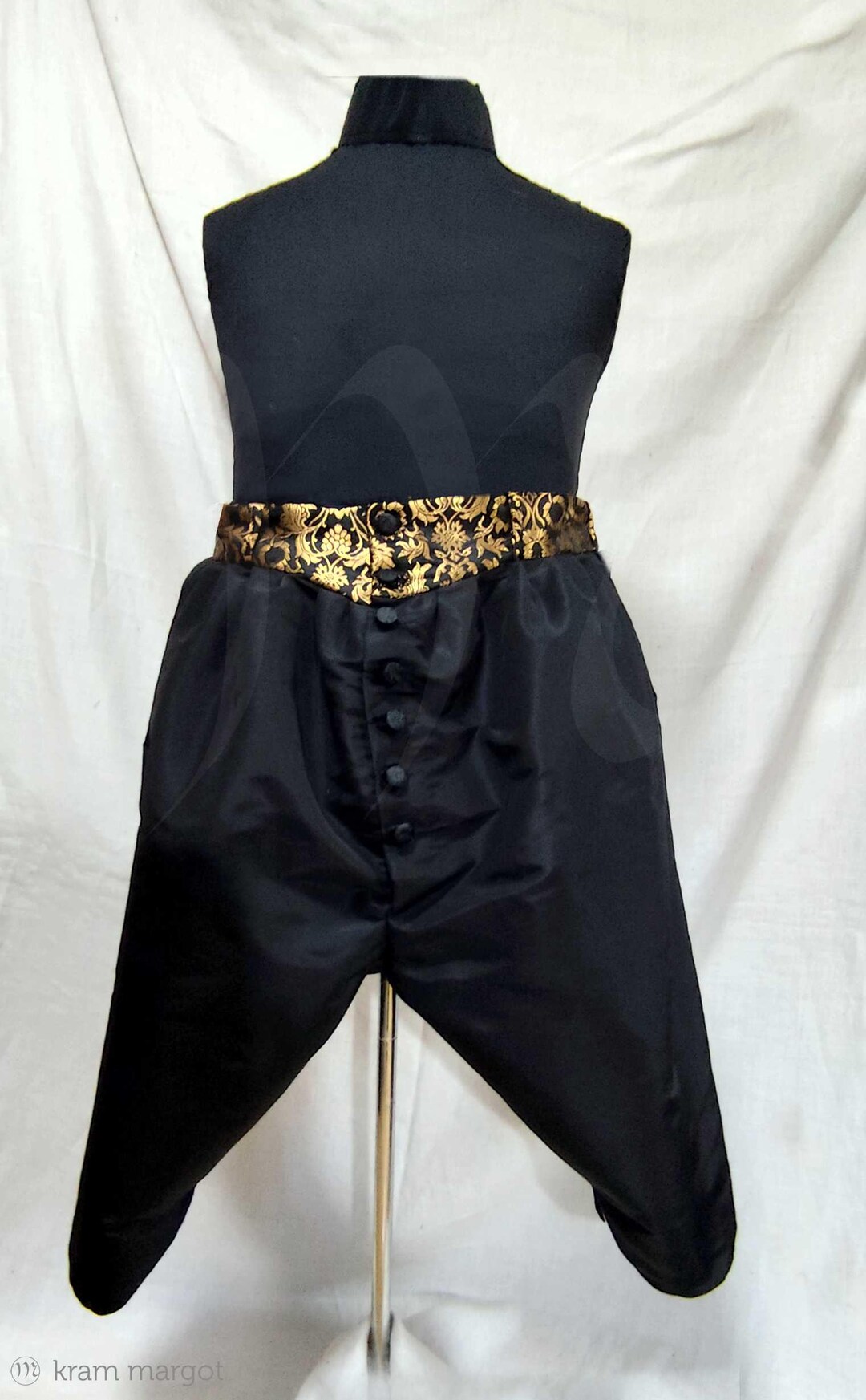 Venetians Breeches, Renaissance Silk Pants; Nobleman Trunk Hose, Knee ...