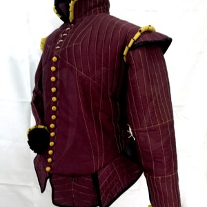Wams, Tailor-made Arming Jerkin, Fencing, Baroque Attire, Padded ...