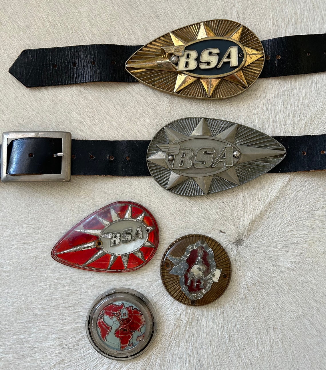 BSA Tank Badges Vintage - Etsy
