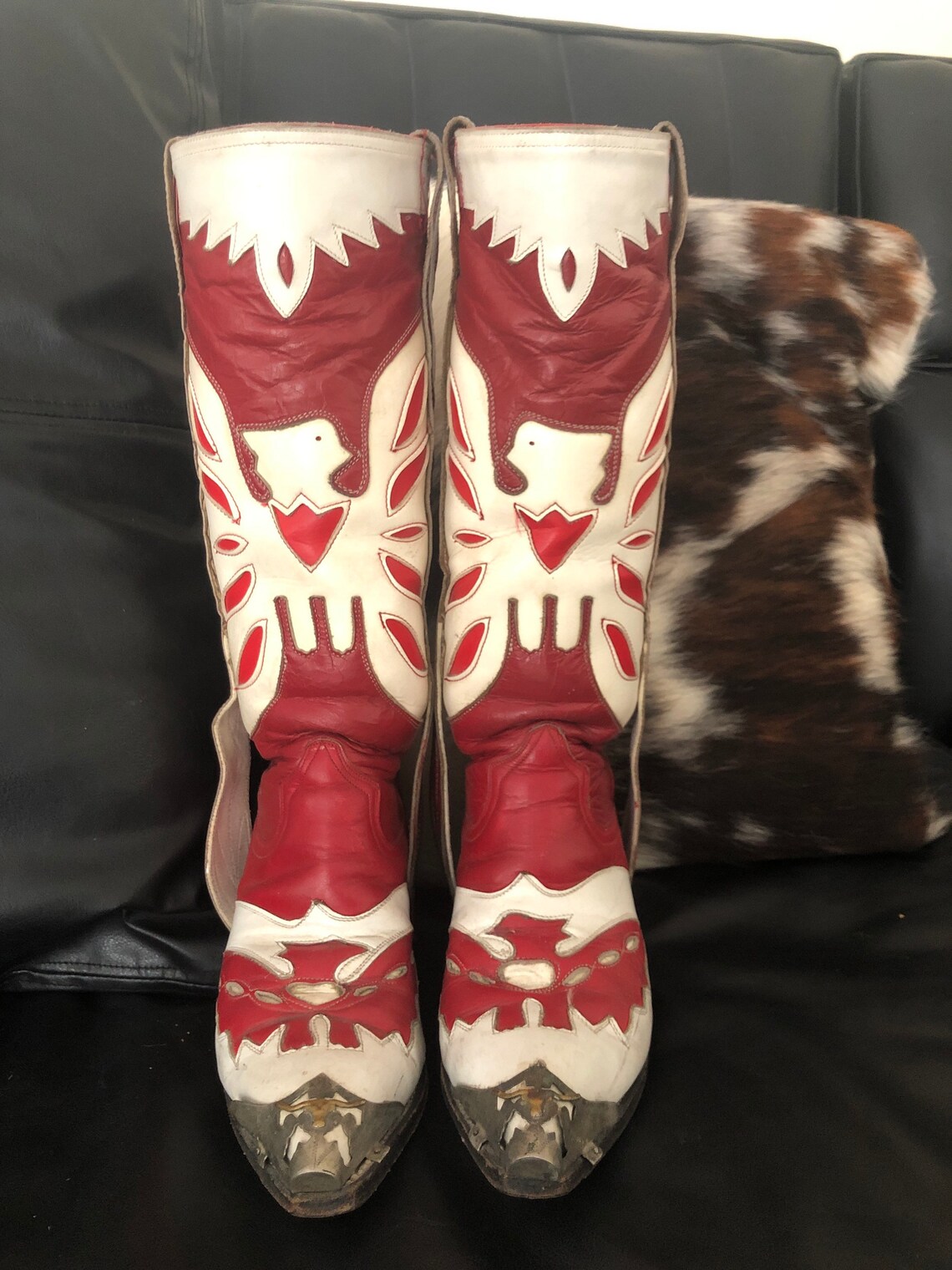 80s Vintage La Gran Bota Eagle Boots - Etsy Ireland