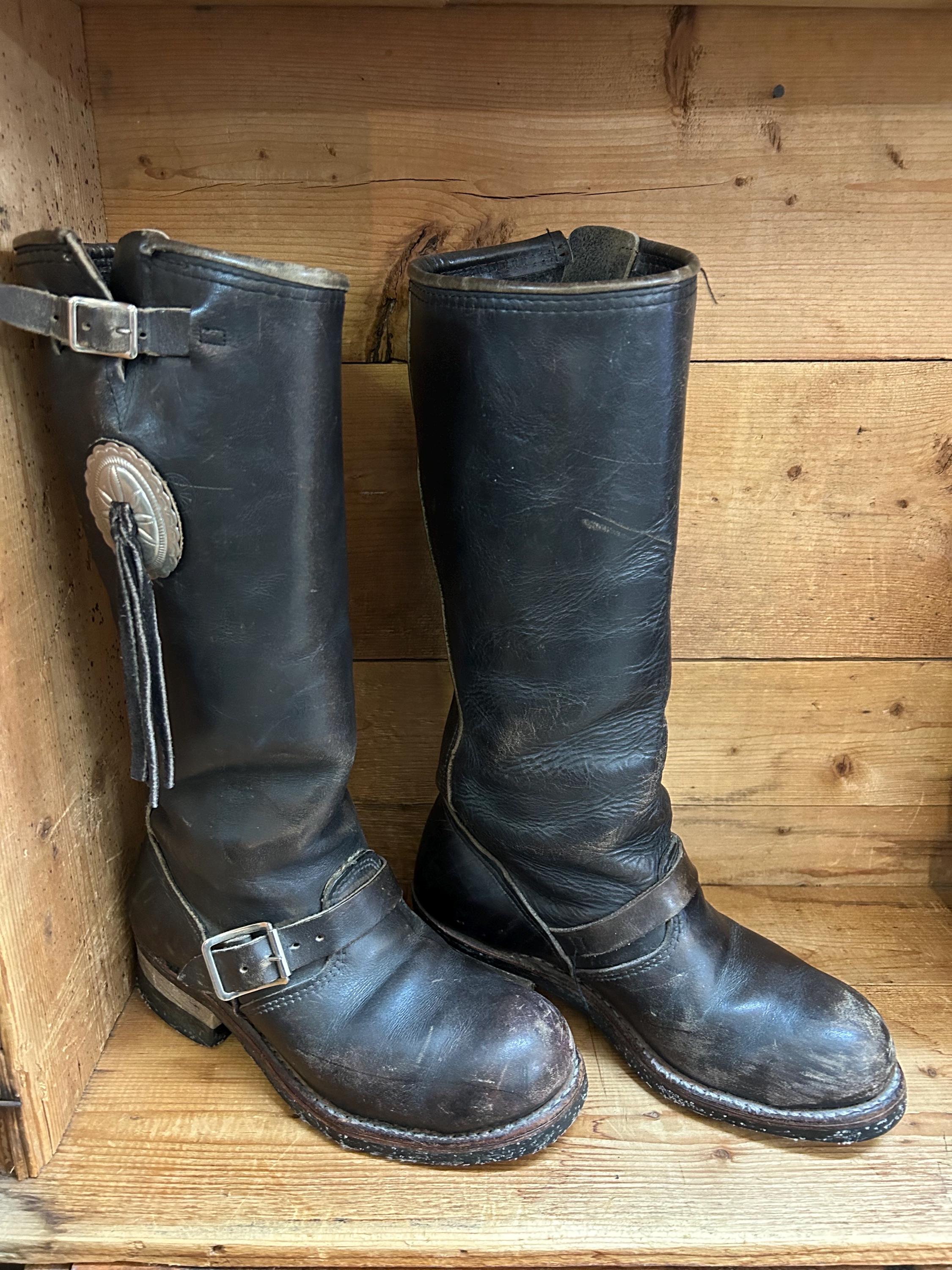 Superb Rare Vintage Engineer Boots - Etsy