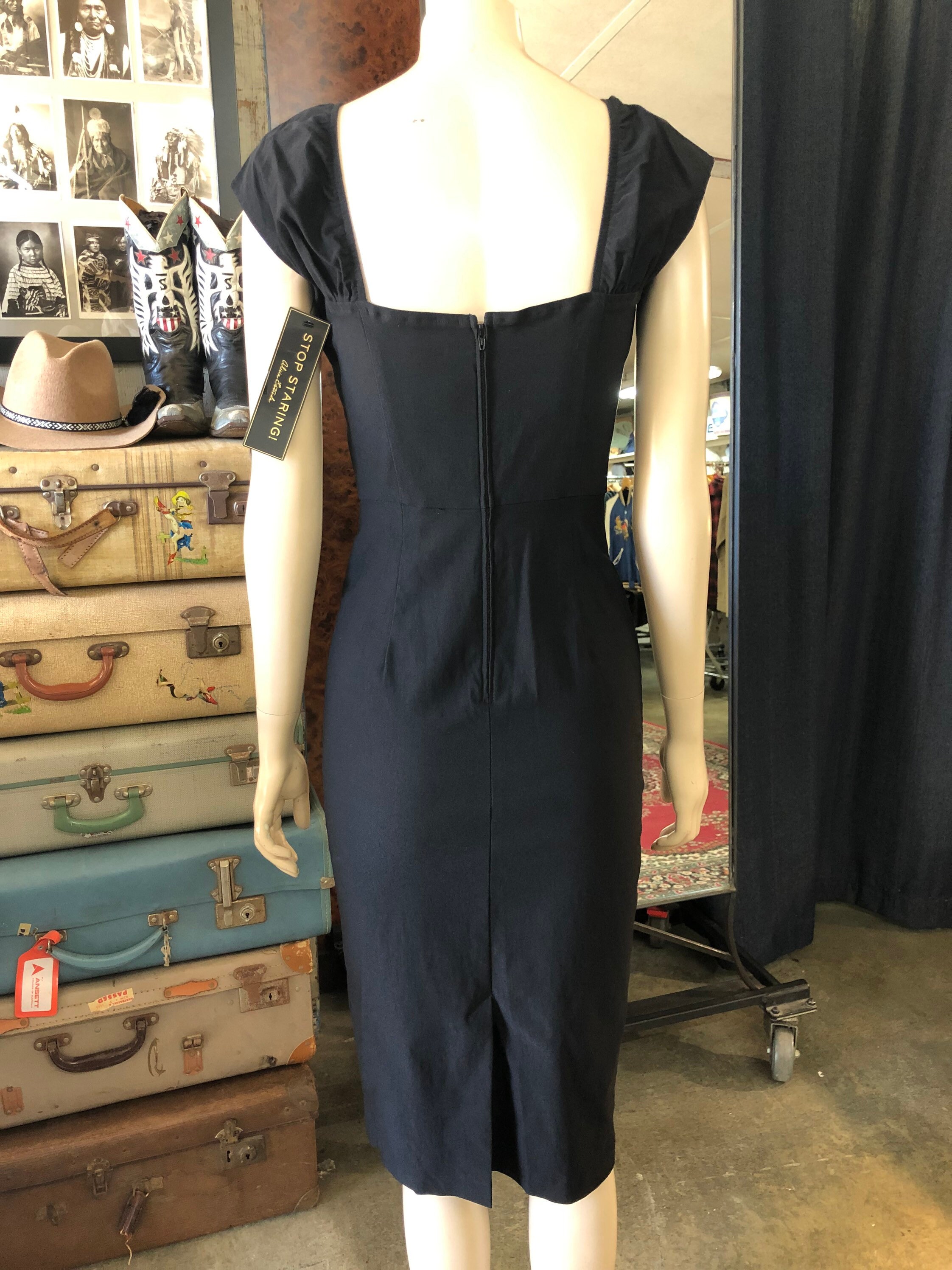 Beautiful Black Stop Staring Dress - Etsy