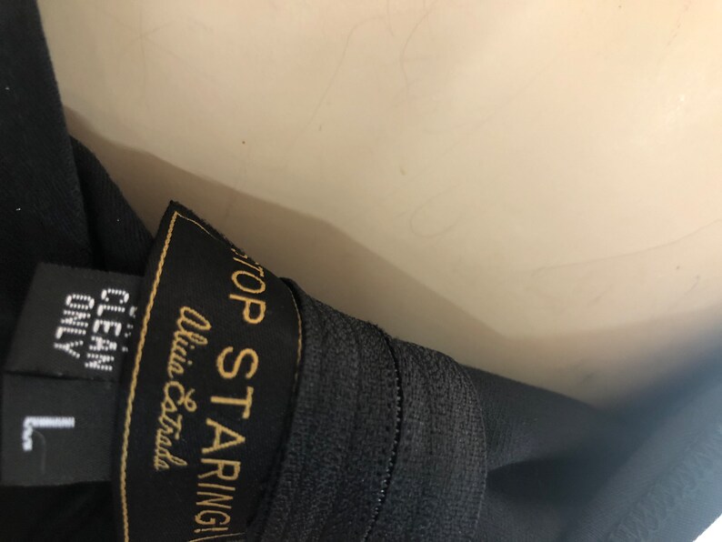 Beautiful Black Stop Staring Dress - Etsy