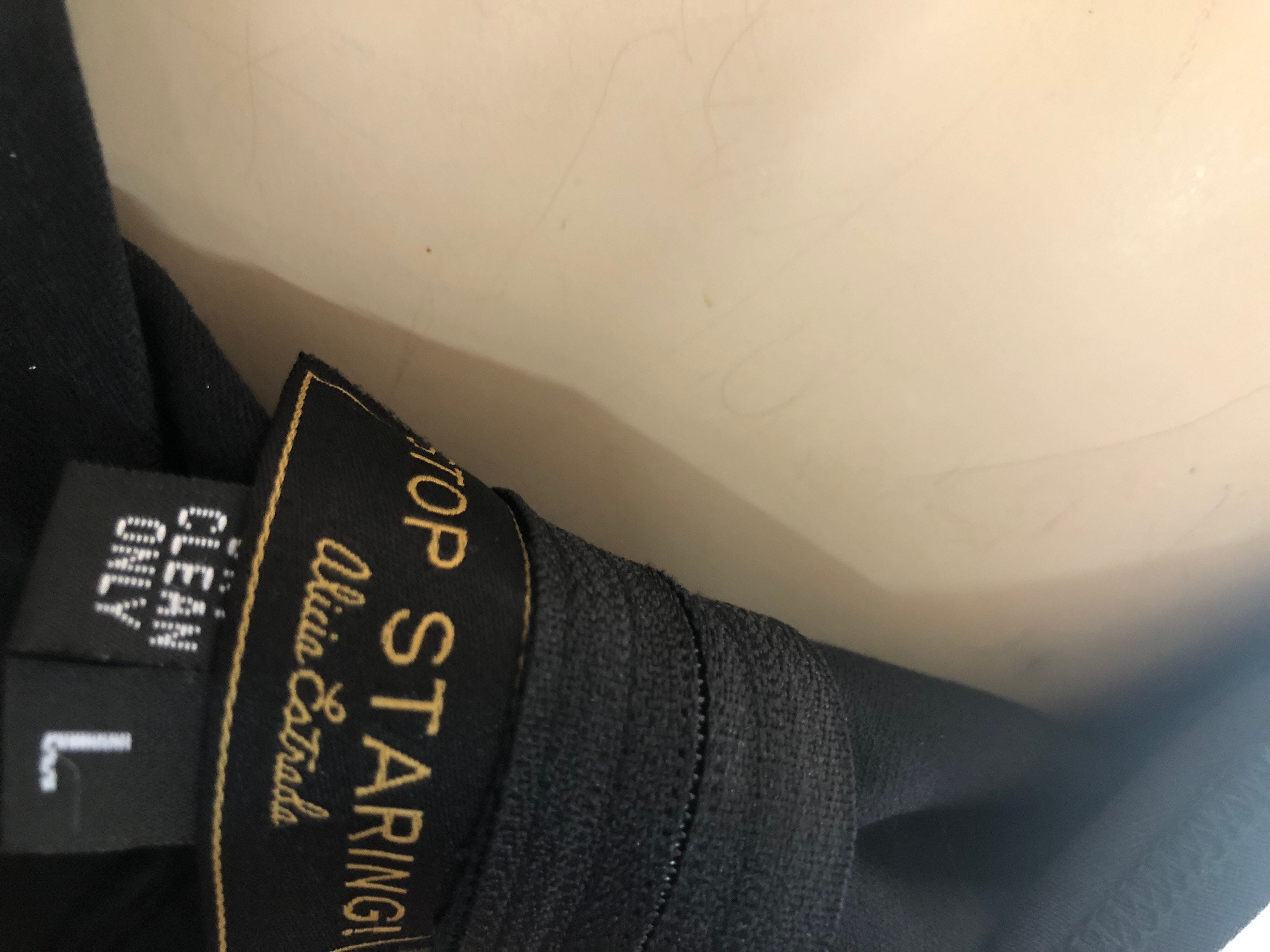 Beautiful Black Stop Staring Dress - Etsy