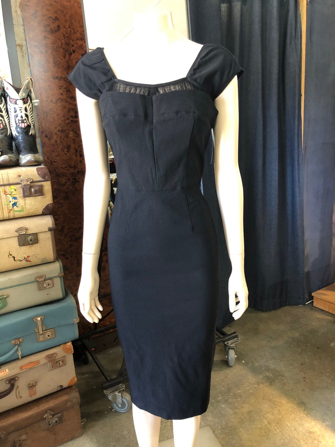 Beautiful Black Stop Staring Dress - Etsy