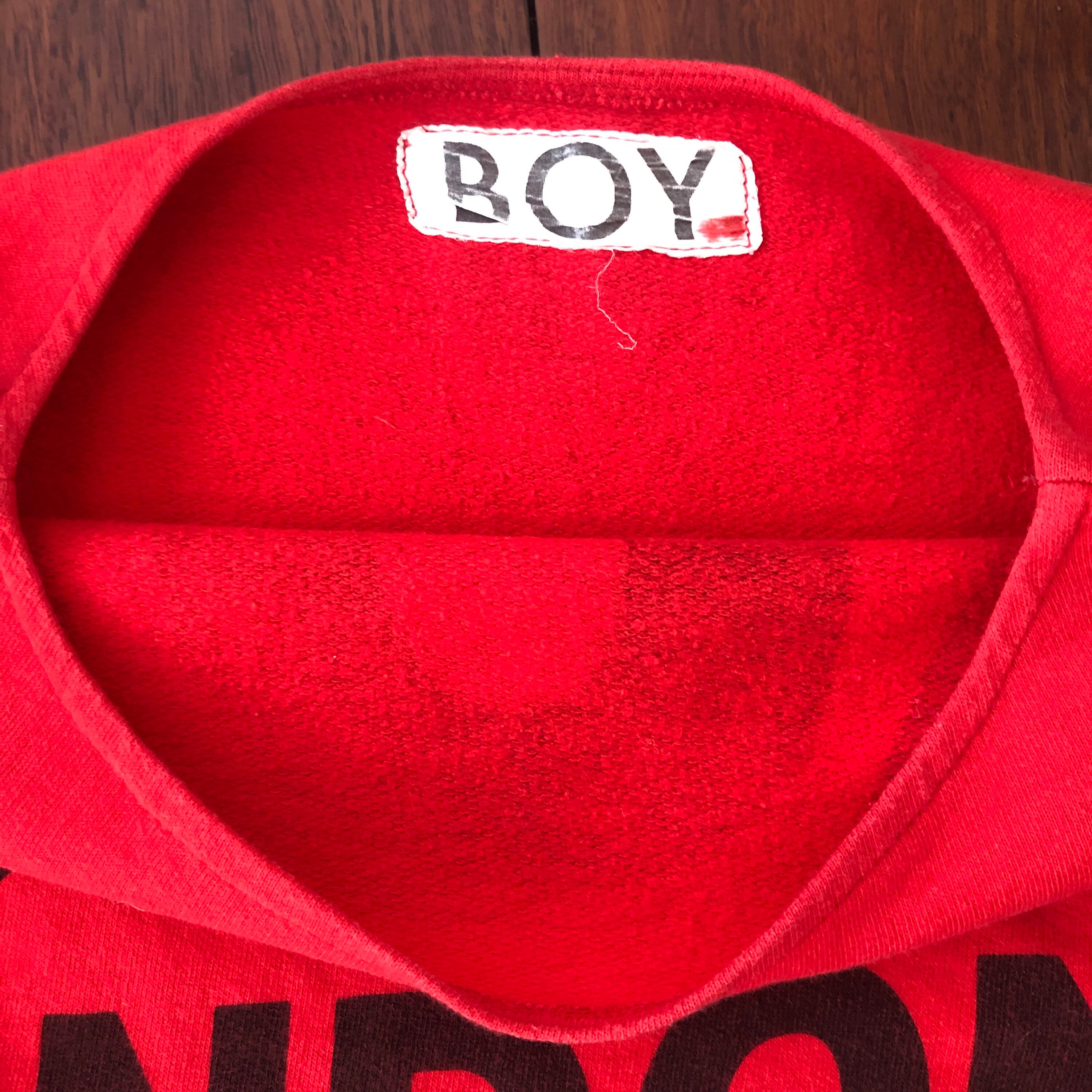 Original 1980’s BOY of London Red Crop Top - Etsy UK