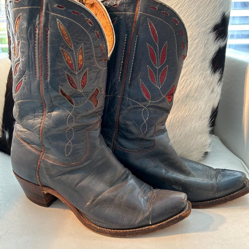 Inlay Boots - Etsy