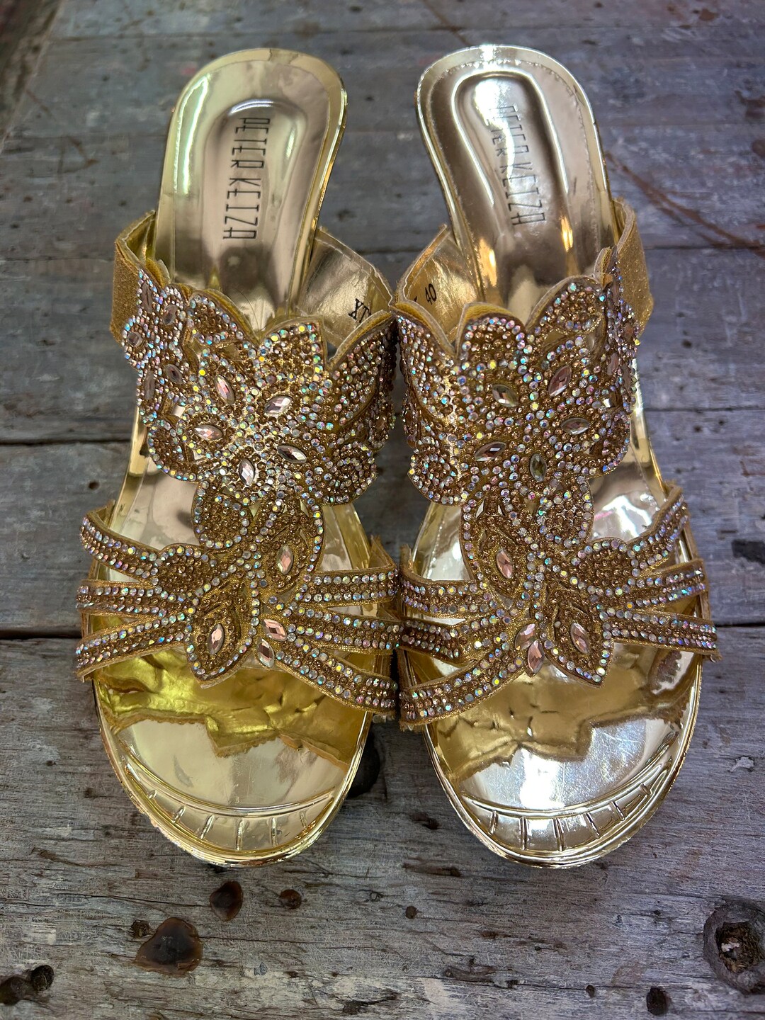 Amazing Gold High Heels - Etsy