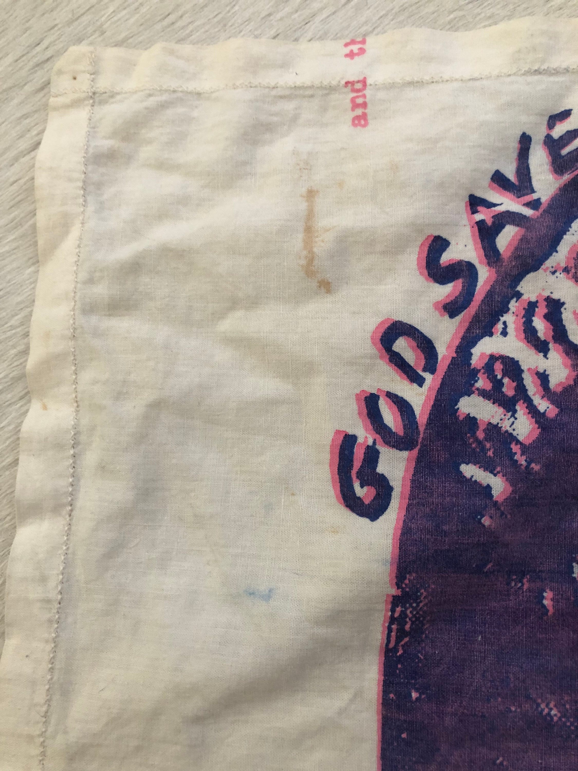 Original Seditionaries Sex Pistols Handkerchief Etsy