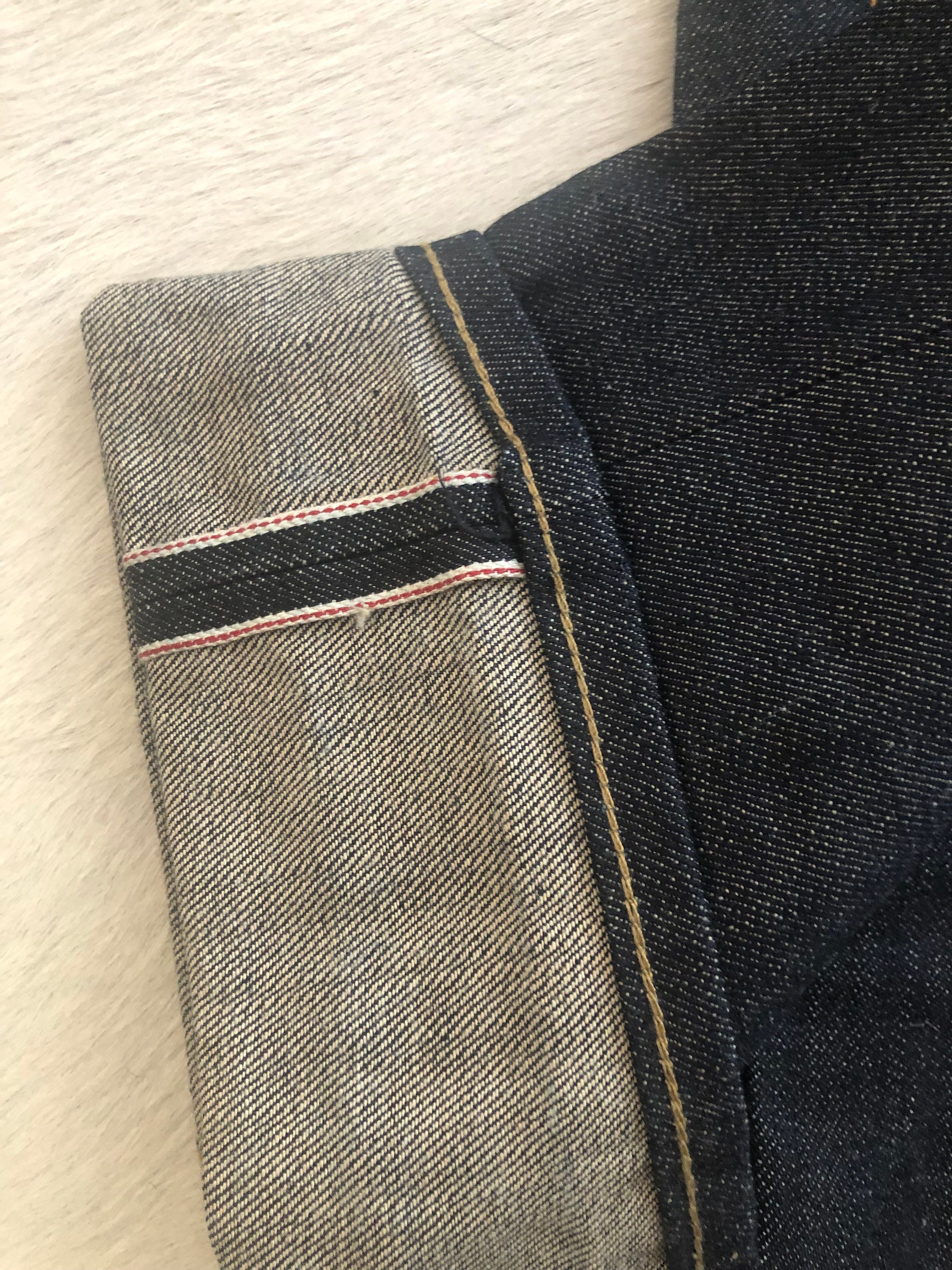 DENHAM Red Line Selvedge Jeans - Etsy