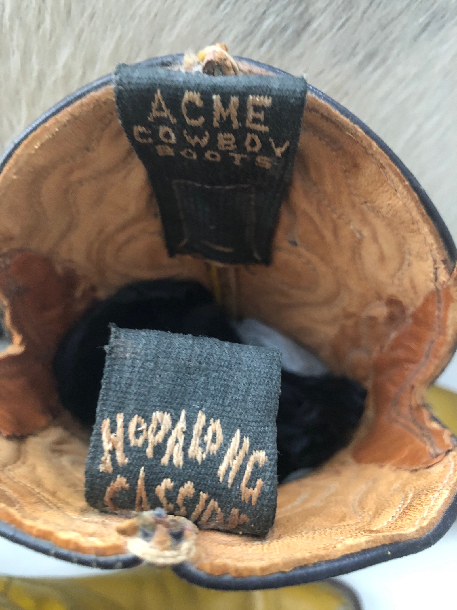 Vintage Acme Hopalong Cassidy Boots - Etsy
