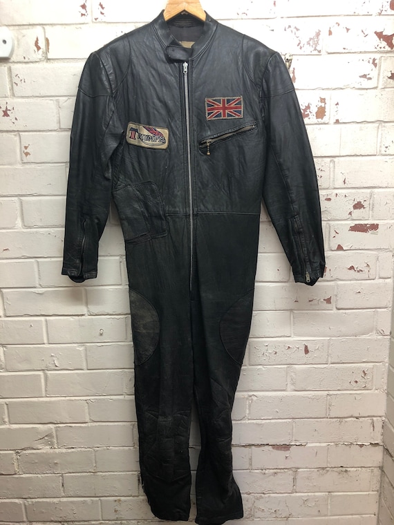 Rare 60s Kett Leather Motorcycle Racing Suit | Etsy