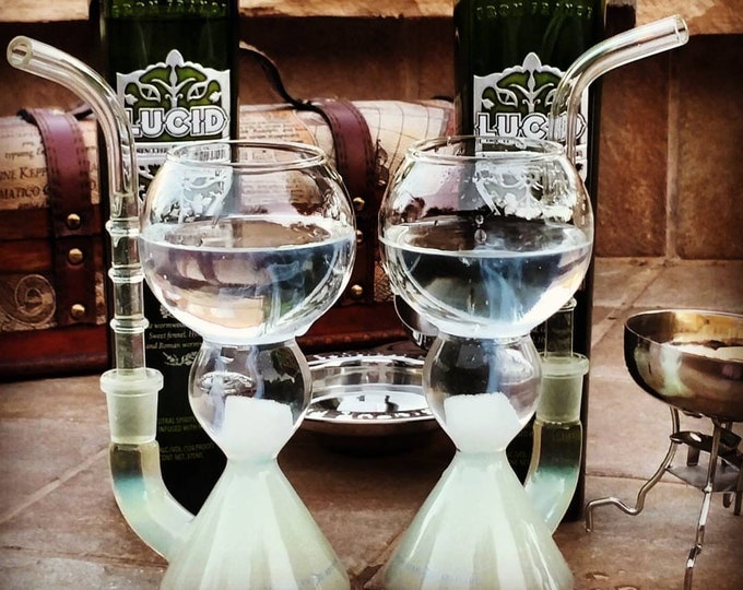 2 SLIPSTREAM Absinthe Fountain Drinking Glasses - Etsy