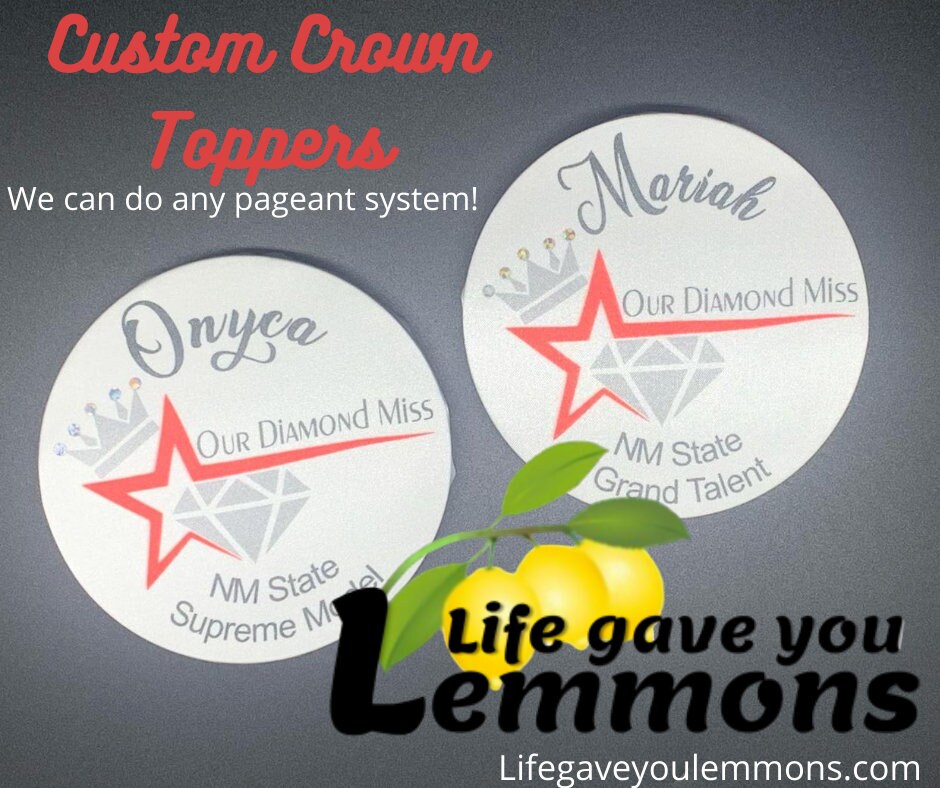 Crown Topper - Any Pageant System - Etsy