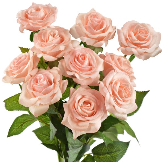 Pink rose artificial flowers store