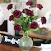 Cranberry Red Real Touch Roses Silk Artificial Flowers ‘petals Feel and ...