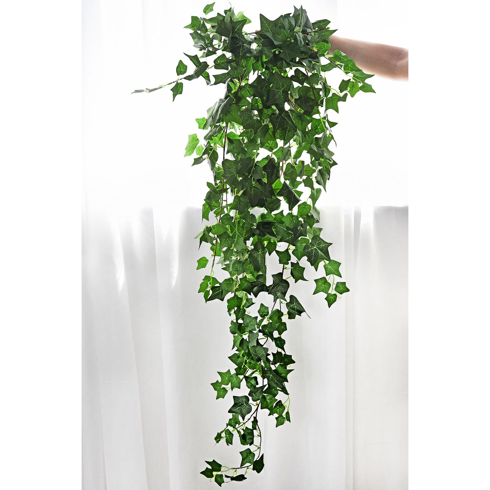 Fiveseasonstuff (4.3ft) 130cm Cascading Ivy Greenery Garland Artificial ...