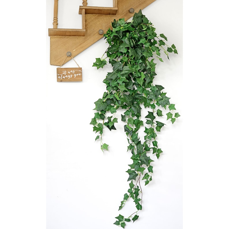 Fiveseasonstuff (4.3ft) 130cm Cascading Ivy Greenery Garland Artificial ...
