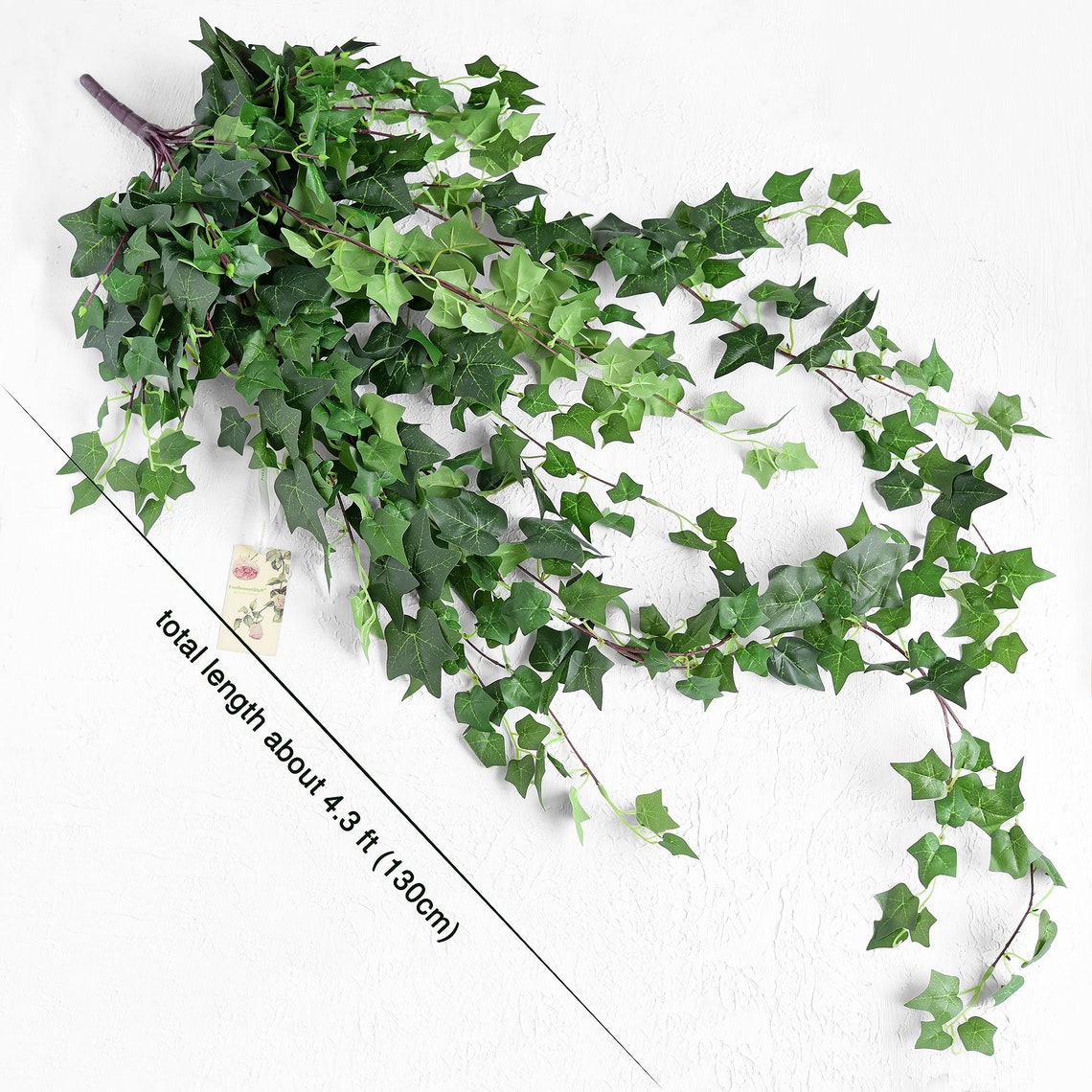 Fiveseasonstuff (4.3ft) 130cm Cascading Ivy Greenery Garland Artificial ...