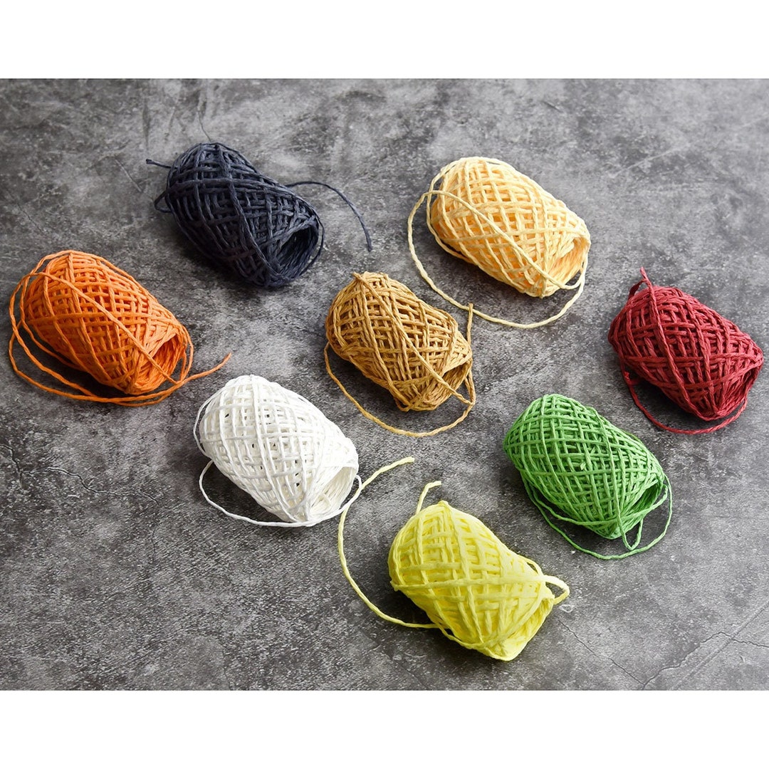 Kraft Paper String, Assorted Colors, DIY Craft Cord, 24 Rolls - Etsy