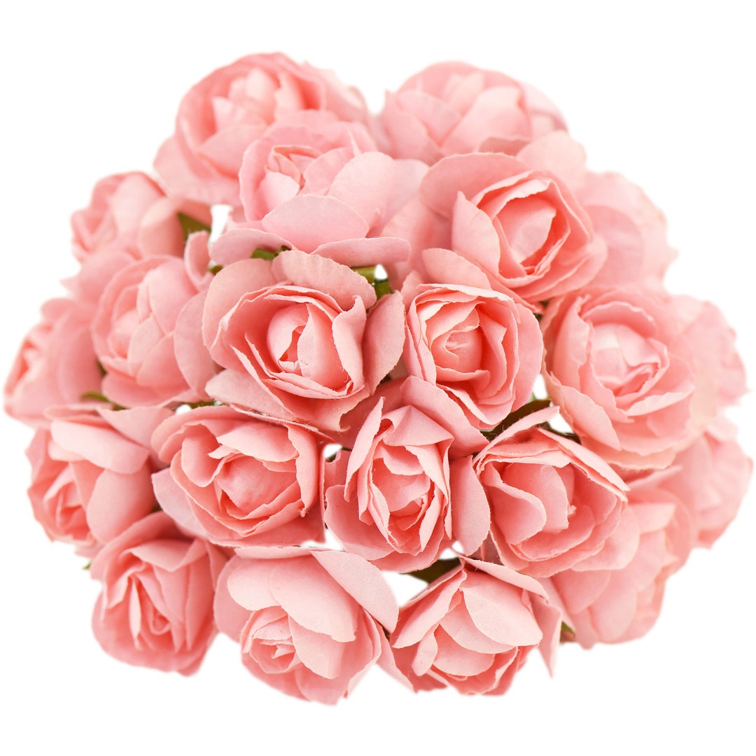 Fiveseasonstuff 144 Pcs Mini Artificial Paper Azalea Flowers, Wedding ...