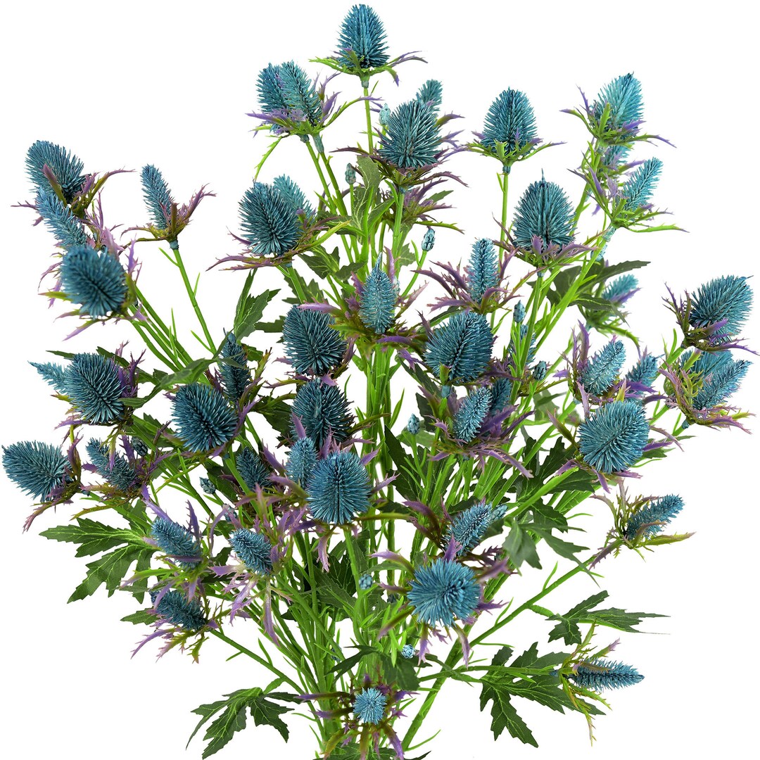 Fiveseasonstuff Northern Lights Blue 5 Stems Real Size Artificial ...