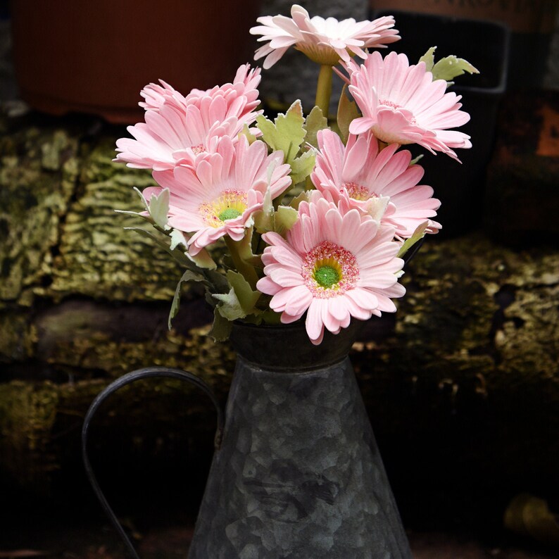 Fiveseasonstuff 7 Stems of Artificial Real Touch Gerbera - Etsy