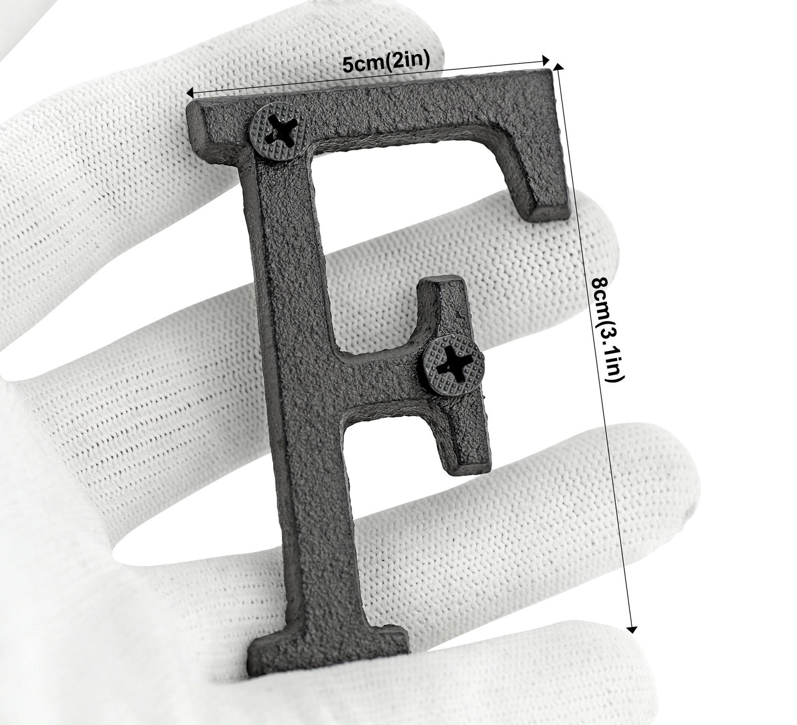 Fiveseasonstuff Vintage Decorative Cast Iron Letters With - Etsy