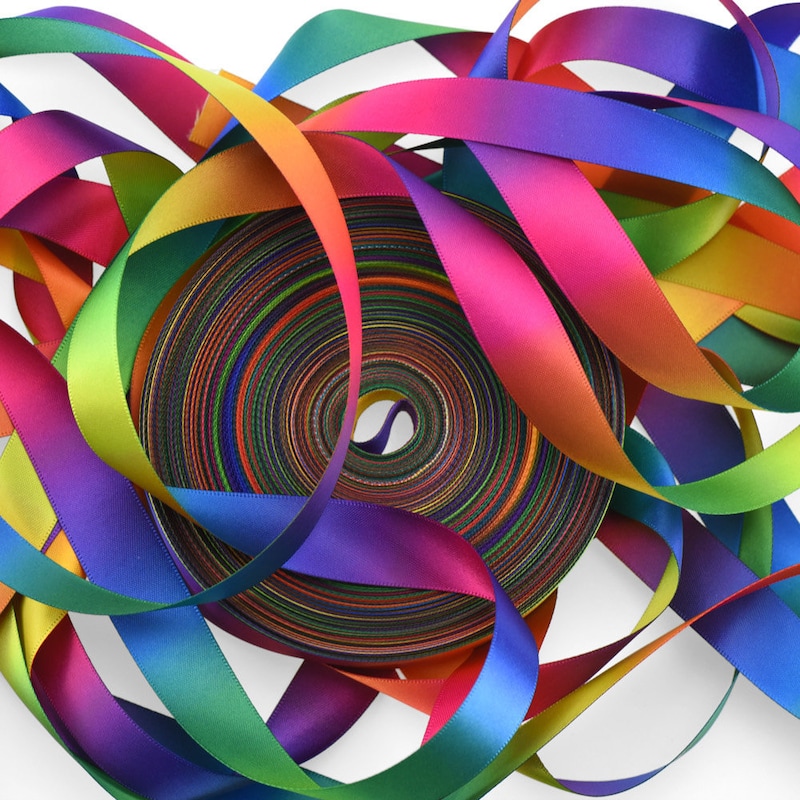 Colorful Ribbon Bouquet - Etsy