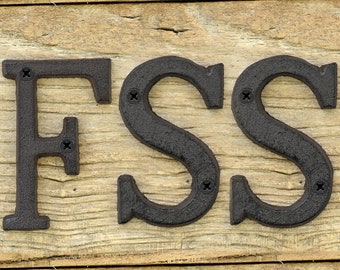 Cast Iron Letters | Etsy