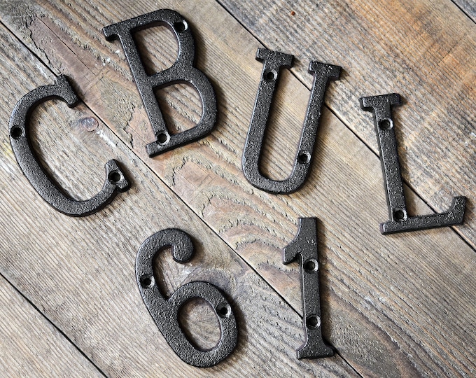 Custom Outdoor Screw Mount Sign Letters (1/3in). Any Font, Size or ...