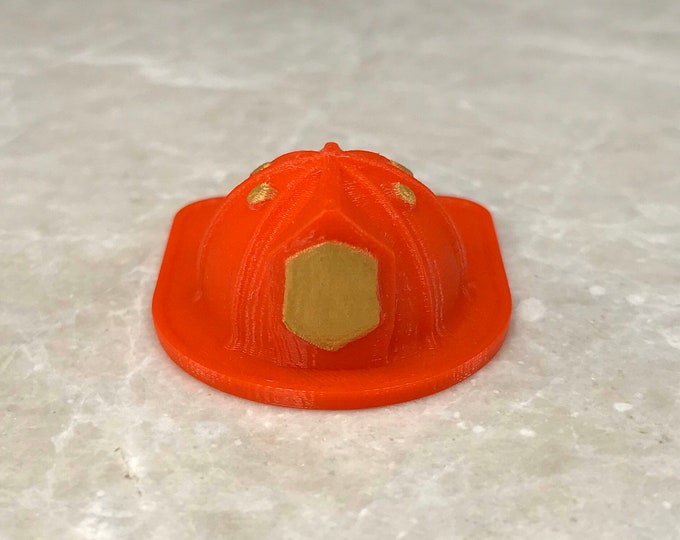 Miniature Fireman Hat, Firefighter Helmet, Tiny, Small, Little, Plastic ...