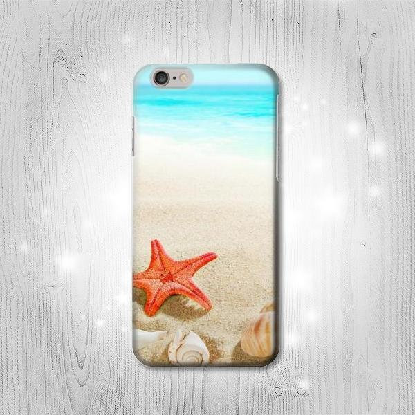 Sea Shells Starfish Beach Hard & Leather Flip Case iPhone 11 | Etsy